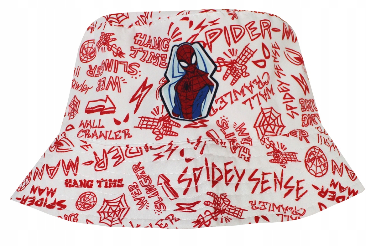 SPIDERMAN MARVEL KAPELUSZ PRZECIWSŁONECZNY BUCKET HAT CHŁOPIEC NA LATO ...