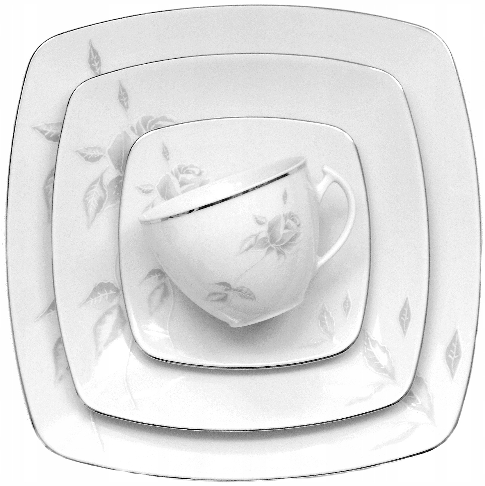 E758 SERWIS OBIADOWO- KAWOWY 6/30 AKCENT CHODZIEŻ (5902767049306 ...