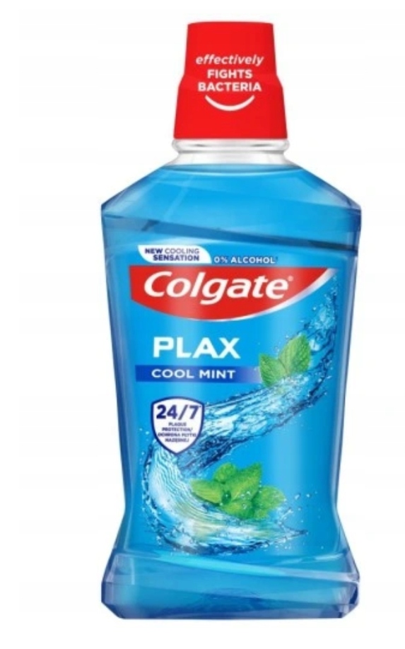 Colgate Plax Cool Mint Blue Płyn do płukania ust 500 ml (8714789726168 ...