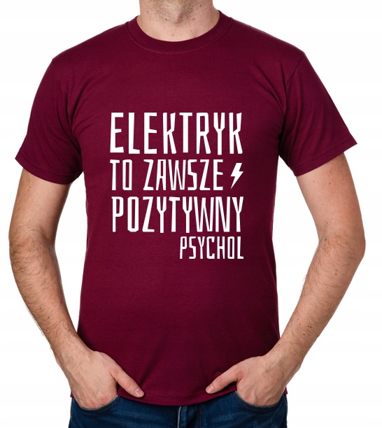 koszulka DLA ELEKTRYKA ELEKTRYK POMYSŁ prezent • Cena, Opinie • T-shirty 12769556465 • Allegro
