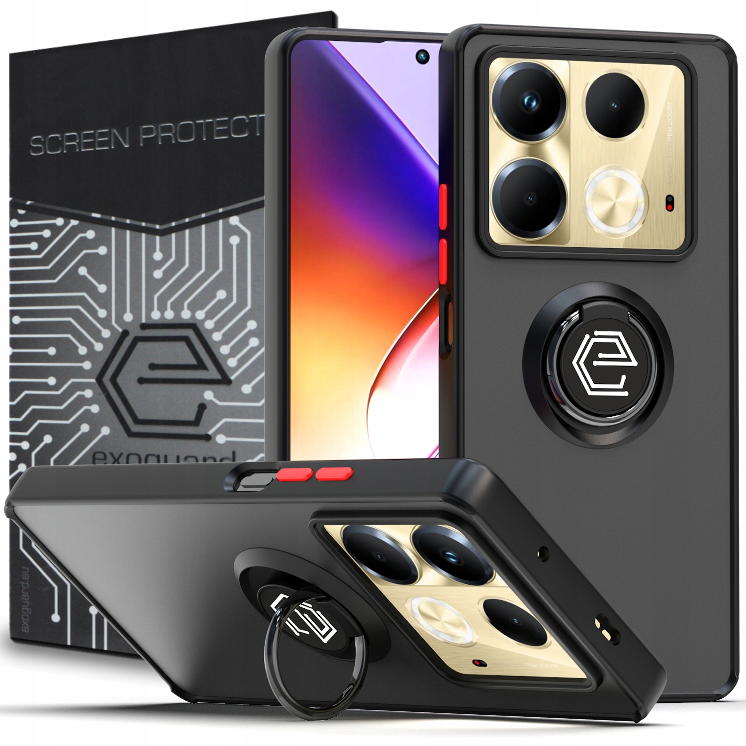 Plecki Exoguard do Infinix NOTE 40 PRO (4G) czarny - Sklep, Opinie ...