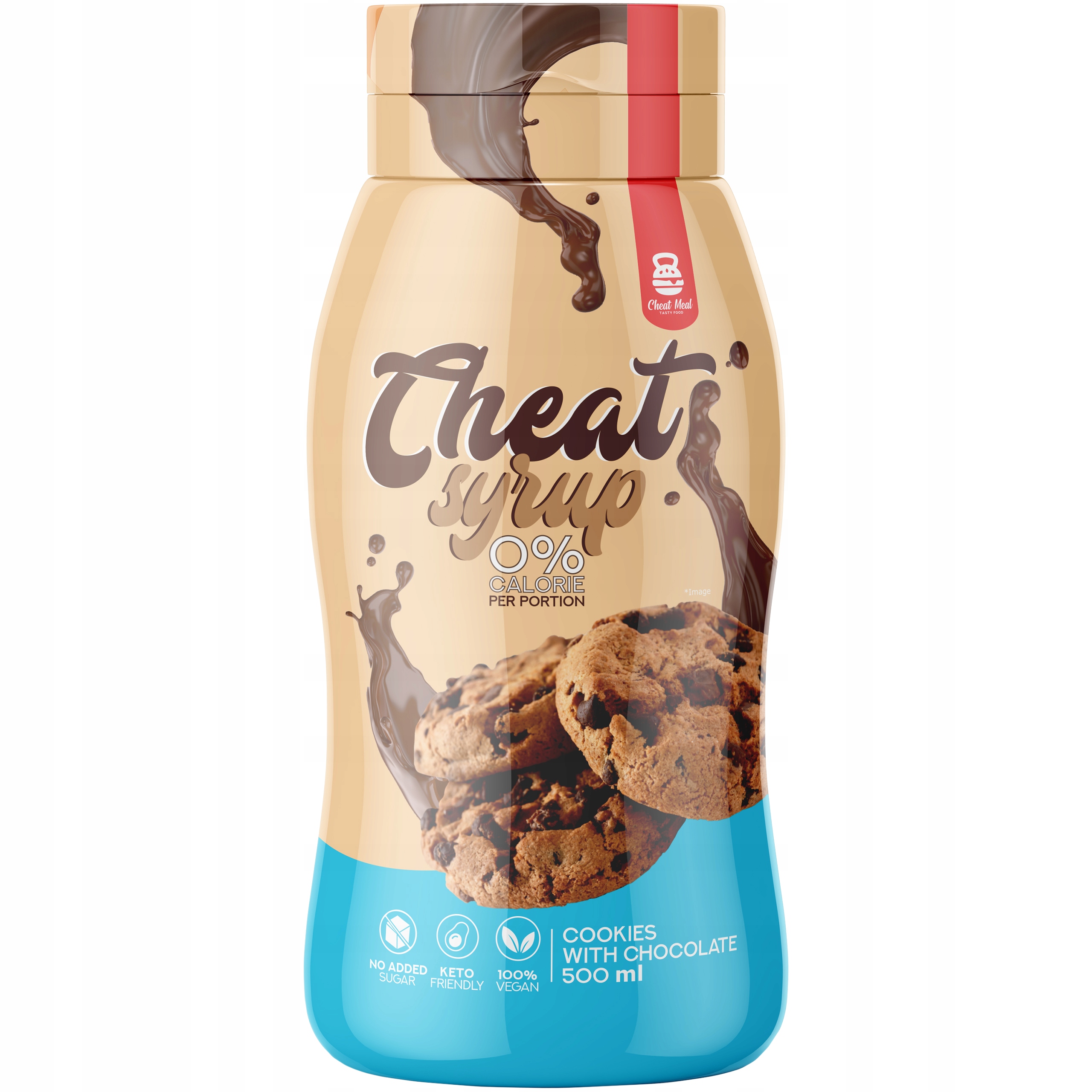 Cheat Meal SYRUP 0% 500 ml syrop sos polewa zero kalorii cukru ciasteczko (5060749940536) • Cena ...