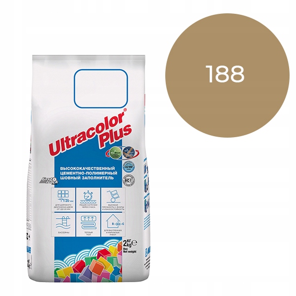 Fuga elastyczna Mapei brązowy 188 ciasteczko 5 kg (8022452242946 ...