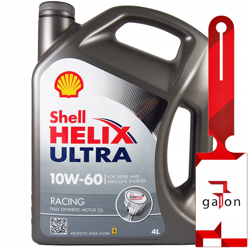 Olej silnikowy Shell 4 l 10W-60 • Cena, Opinie - Allegro