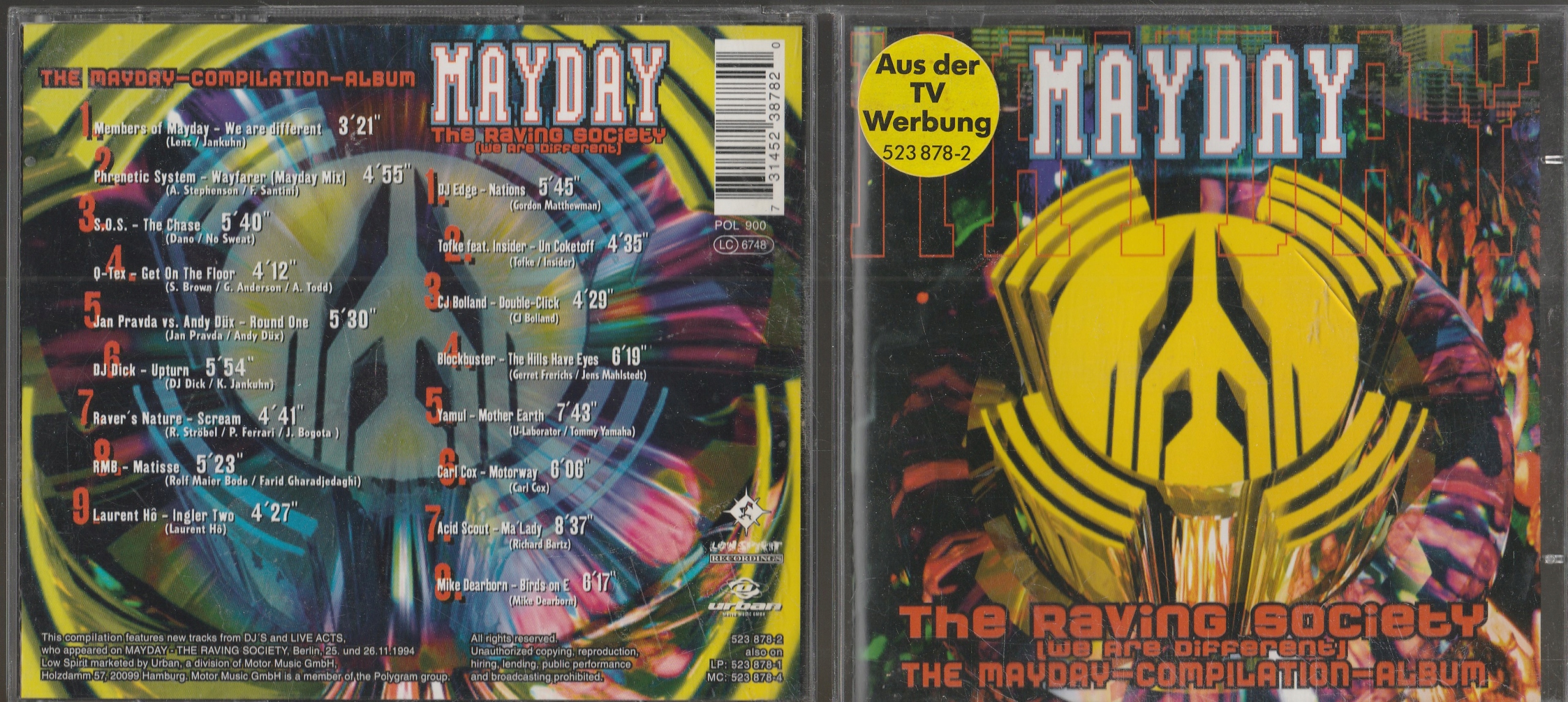Mayday - The Raving Society (We Are Different) - The May day-Compilation-Album Various Artists ...
