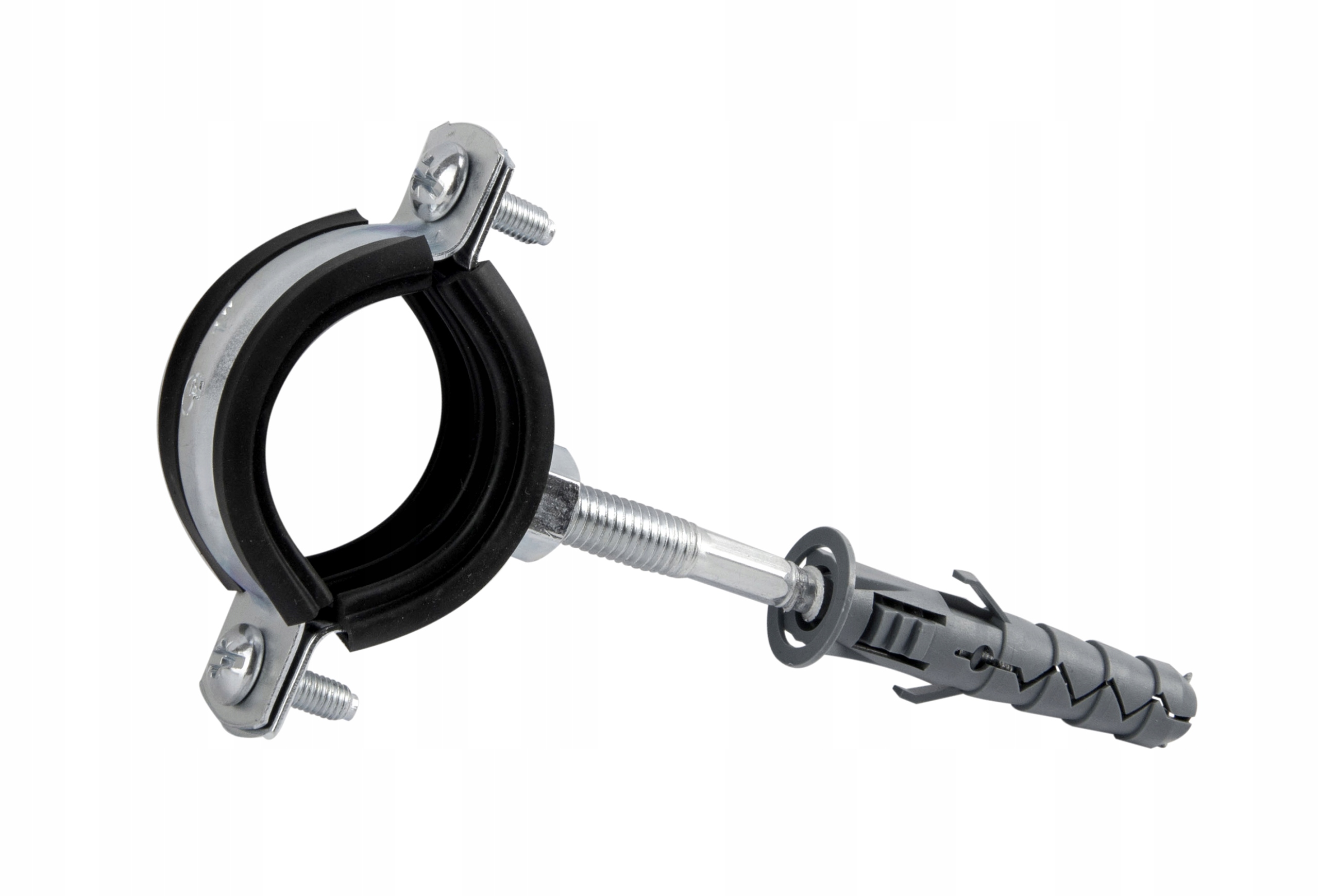 Obejma pojedyncza / uchwyt rury 1/2" z gumą • Cena, Opinie • Rury i ...