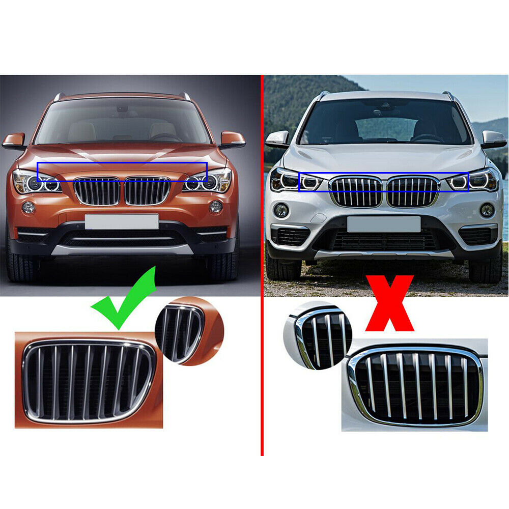 036GB 2009 - Решітка для нирок BMW X1 E84 2009-2015 чорний глянець ...
