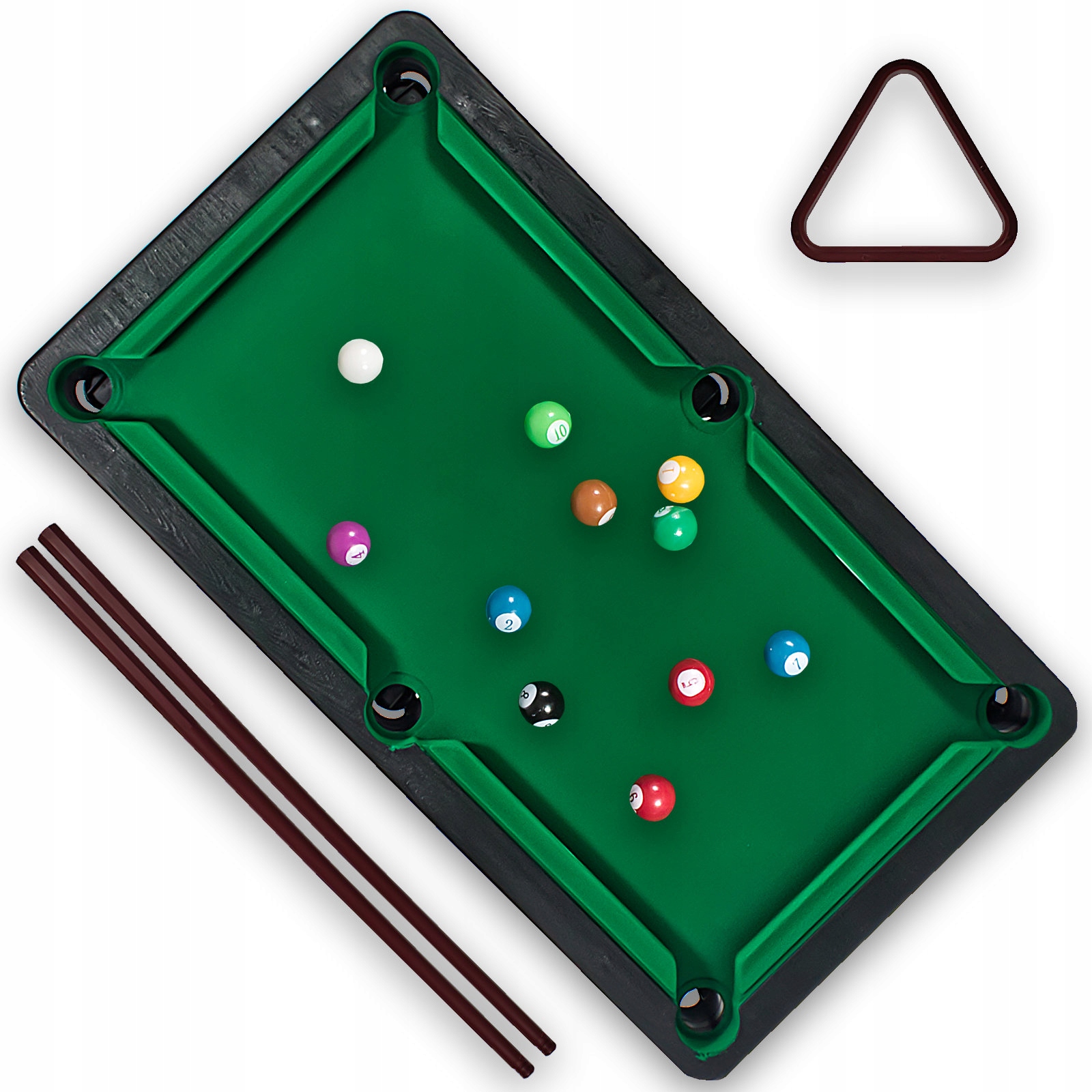 ZESTAW BILARDOWY DLA DZIECI MINI BILARD POOL STÓŁ DO BILARDA ...