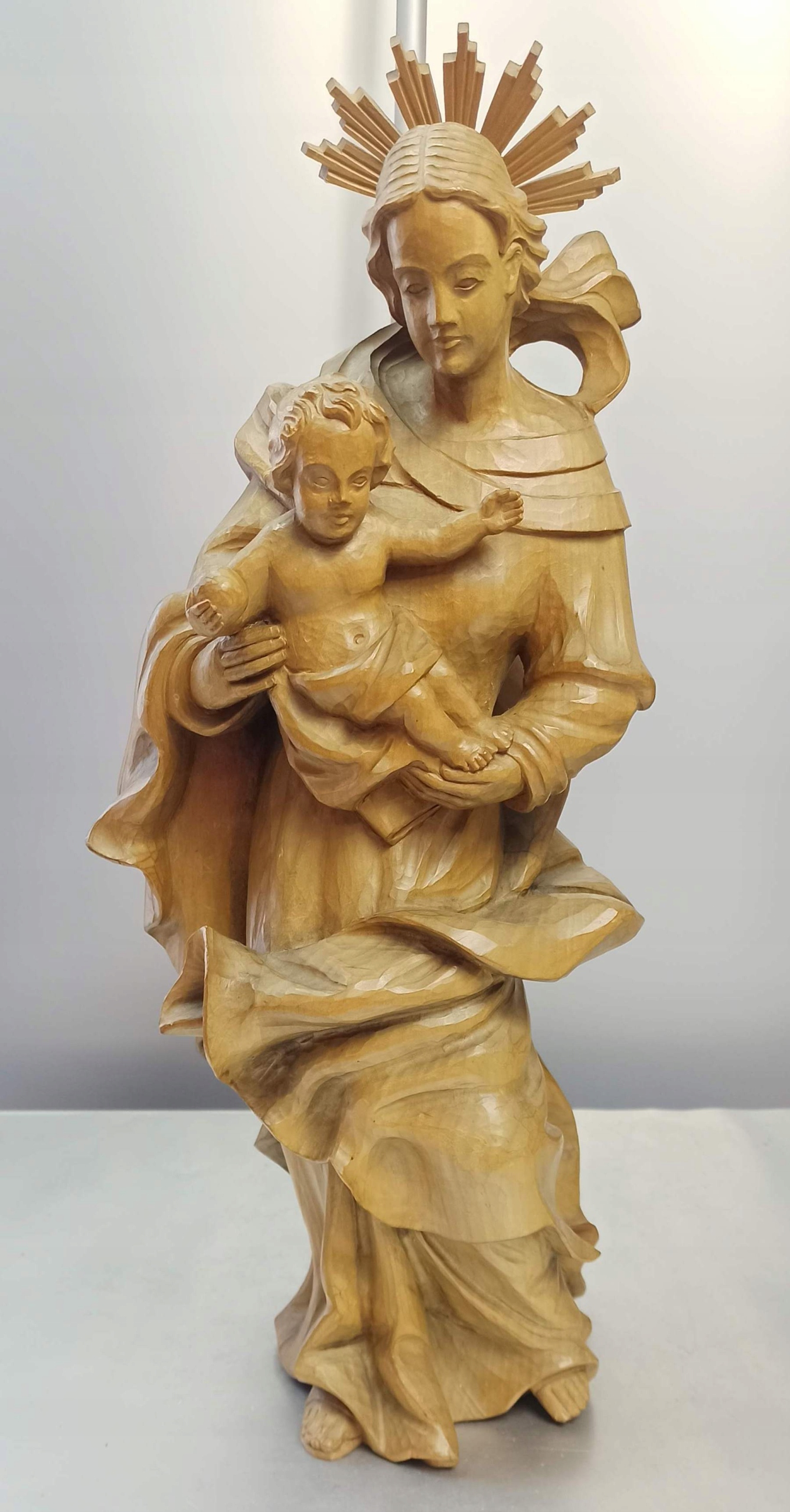 RZEŹBA MATKA BOSKA MARIA JEZUS • Cena, Opinie • Rzeźba 13174787964 ...