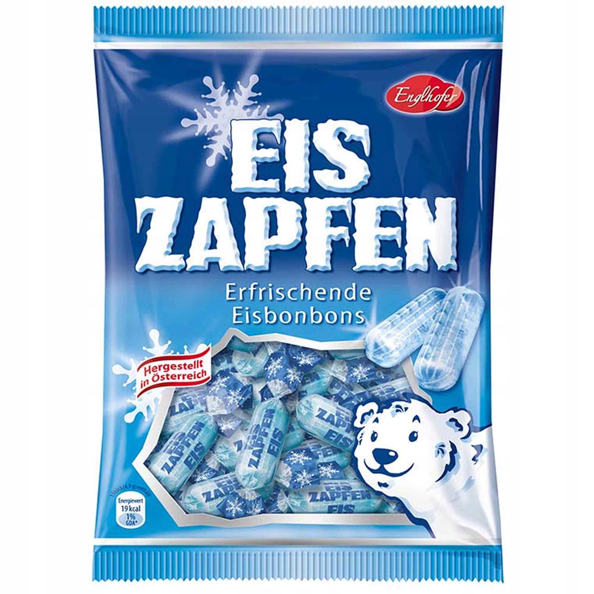 Cukierki Lodowe Eis Zapfen 190g Orzeźwiające ICE STORCK z Niemiec DE ...
