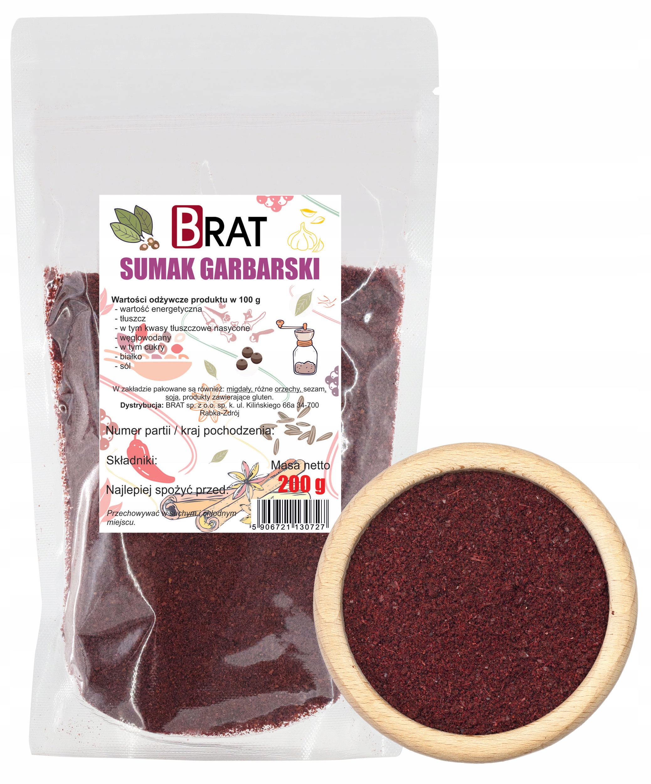 SUMAK GARBARSKI 200g Przyprawa arabska (5906721130727) • Cena, Opinie ...