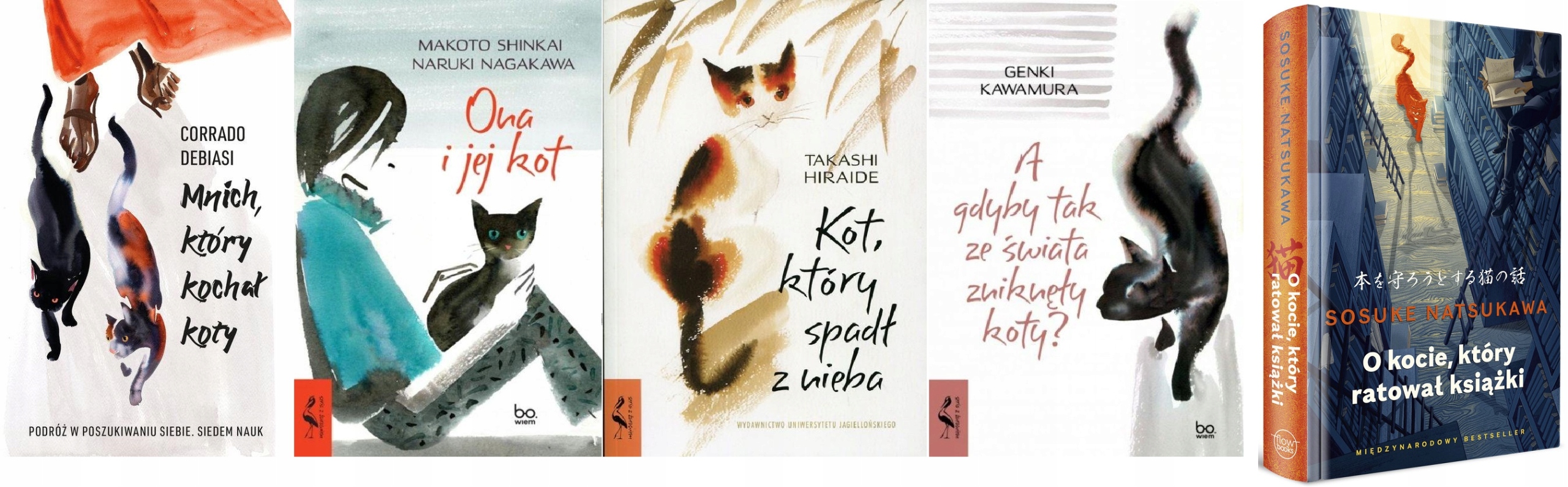 Mnich który kochał koty Debiasi Komplet x5 (13752645641) | Książka Allegro