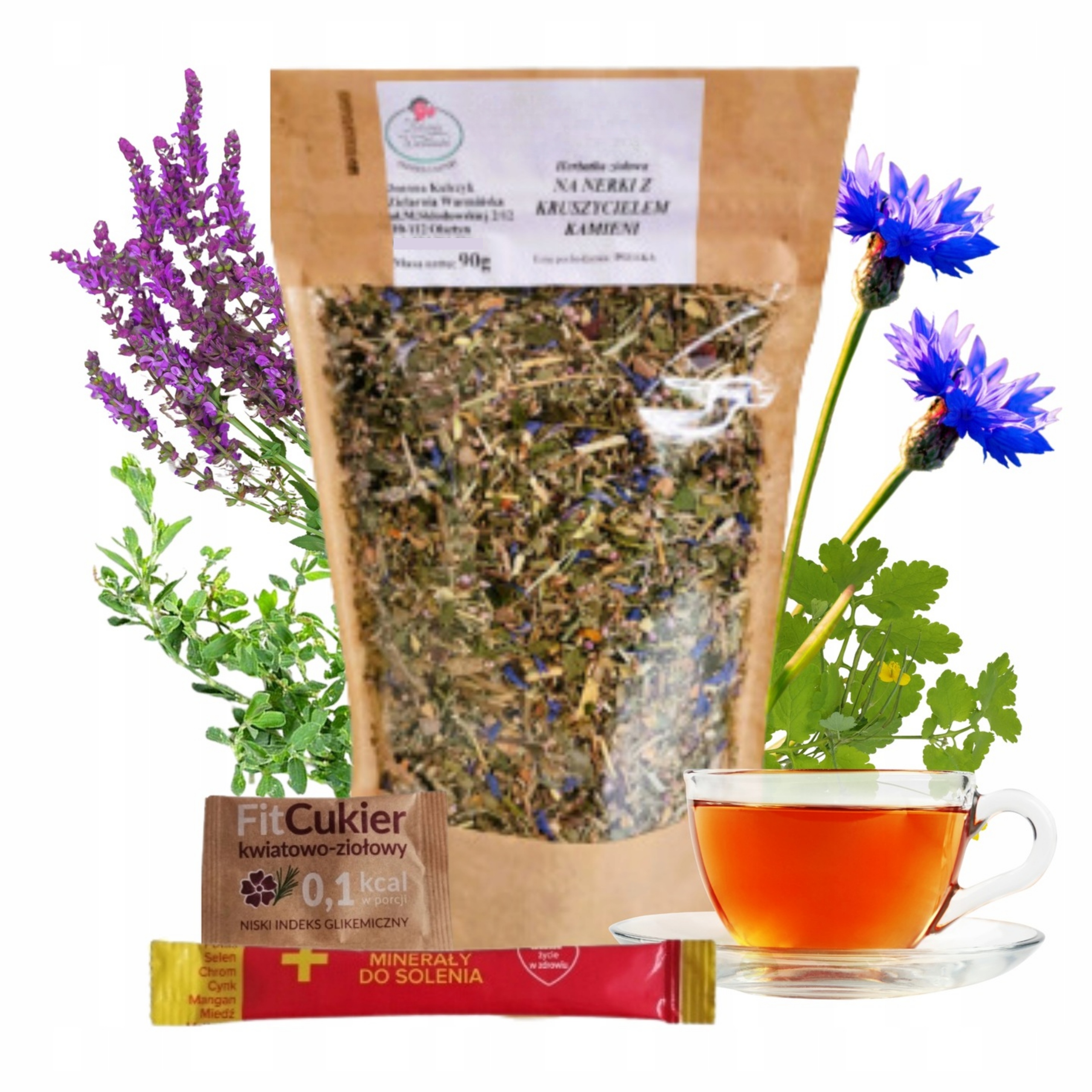 ZIOŁA NA NERKI Z KRUSZYCIELEM KAMIENI KAMICA ZŁOGI (5902335248834 ...