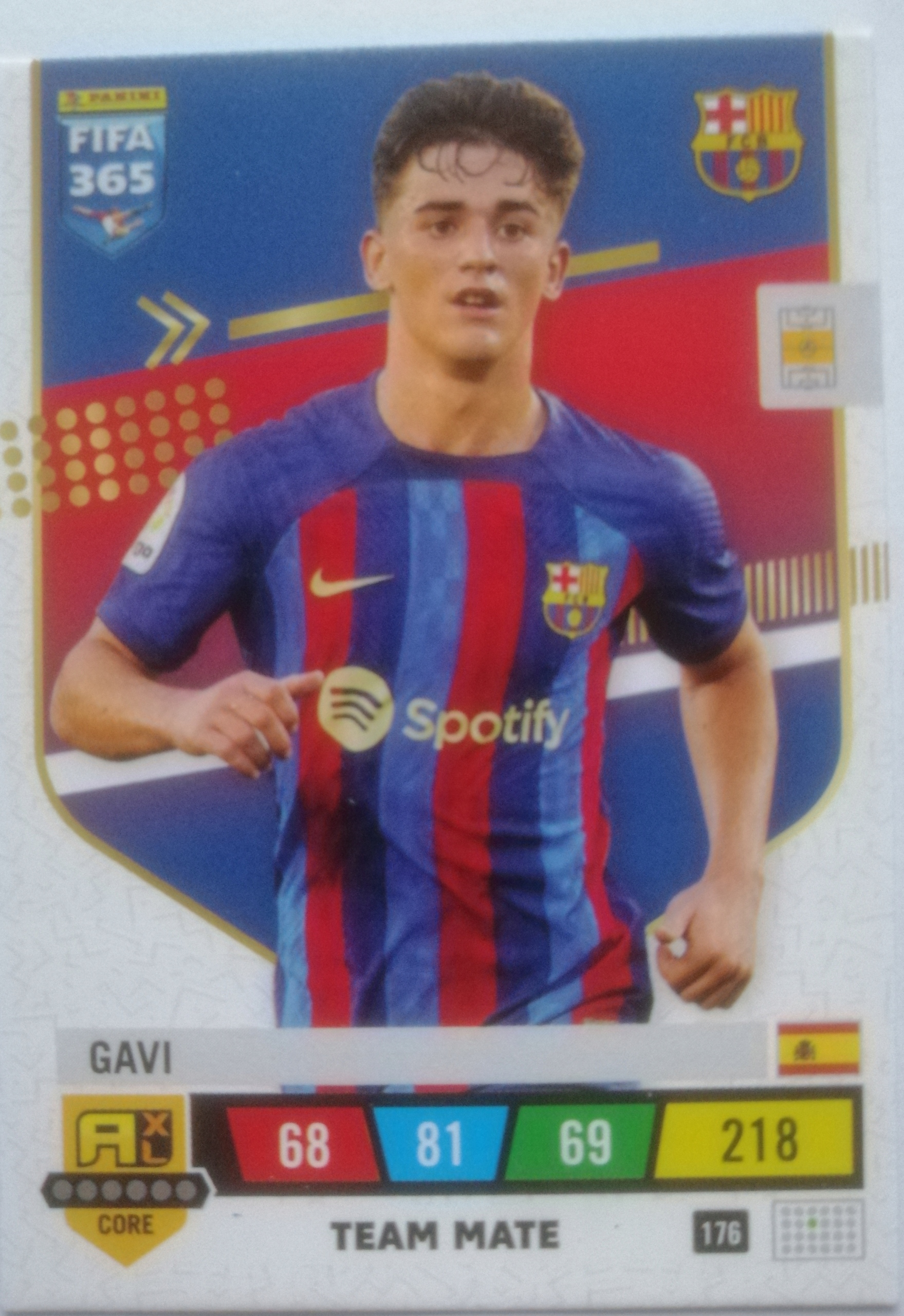 FIFA 365 2023 CORE TEAM MATE 176 GAVI • Cena, Opinie - Allegro