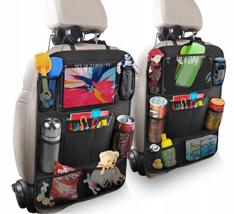 Organizér do auta pro děti s držákem na tablet za 349 Kč - Allegro