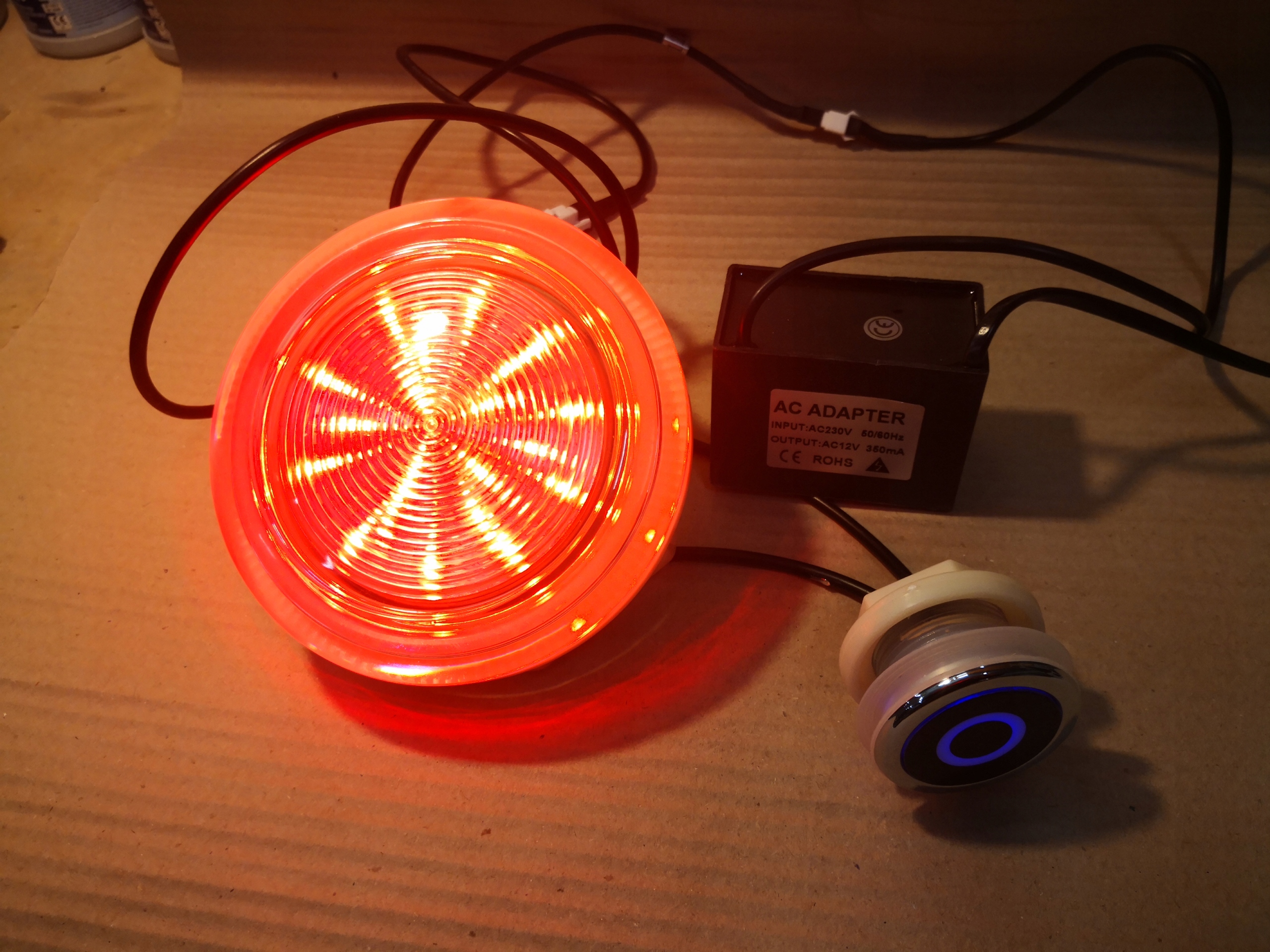 Lampa podwodna led 12 cm jacuzzi wanna basen - porównaj ceny - Allegro.pl