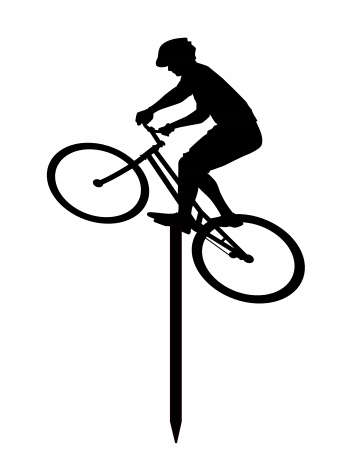 TOPPER NA TORT ROWER ROWERZYSTA KOLARZ CZARNY • Cena, Opinie • Toppery ...