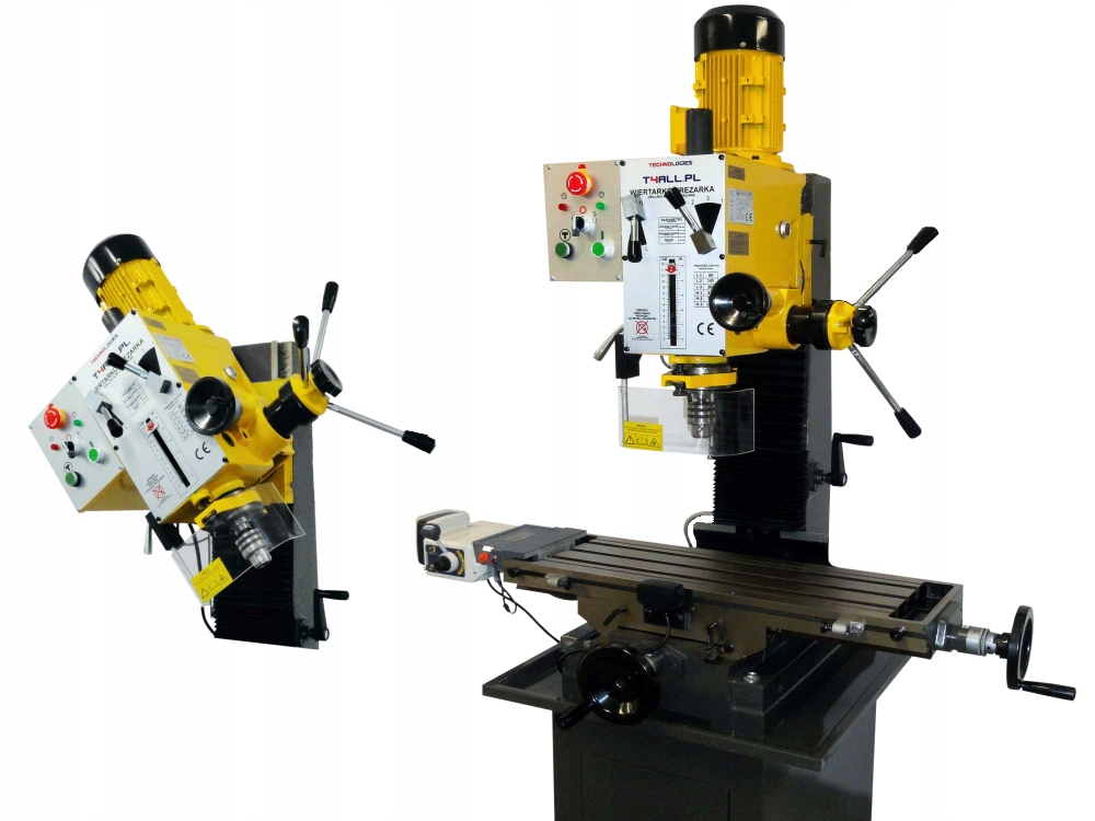 WIERTARKA FREZARKA GWINCIARKA KOLUMNOWA fi45/80 FV (ZAY7045FG) • Cena ...