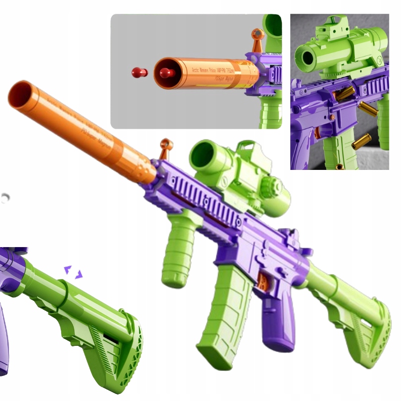 TIKTOK FIDGET TOY PIŠTOLE COLT M416 REPLIKA REALISTICKÁ stress shot HIT ...