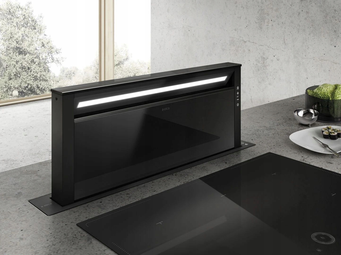 Okap wysuwany z blatu Elica PRF0162784 • Cena, Opinie - Allegro