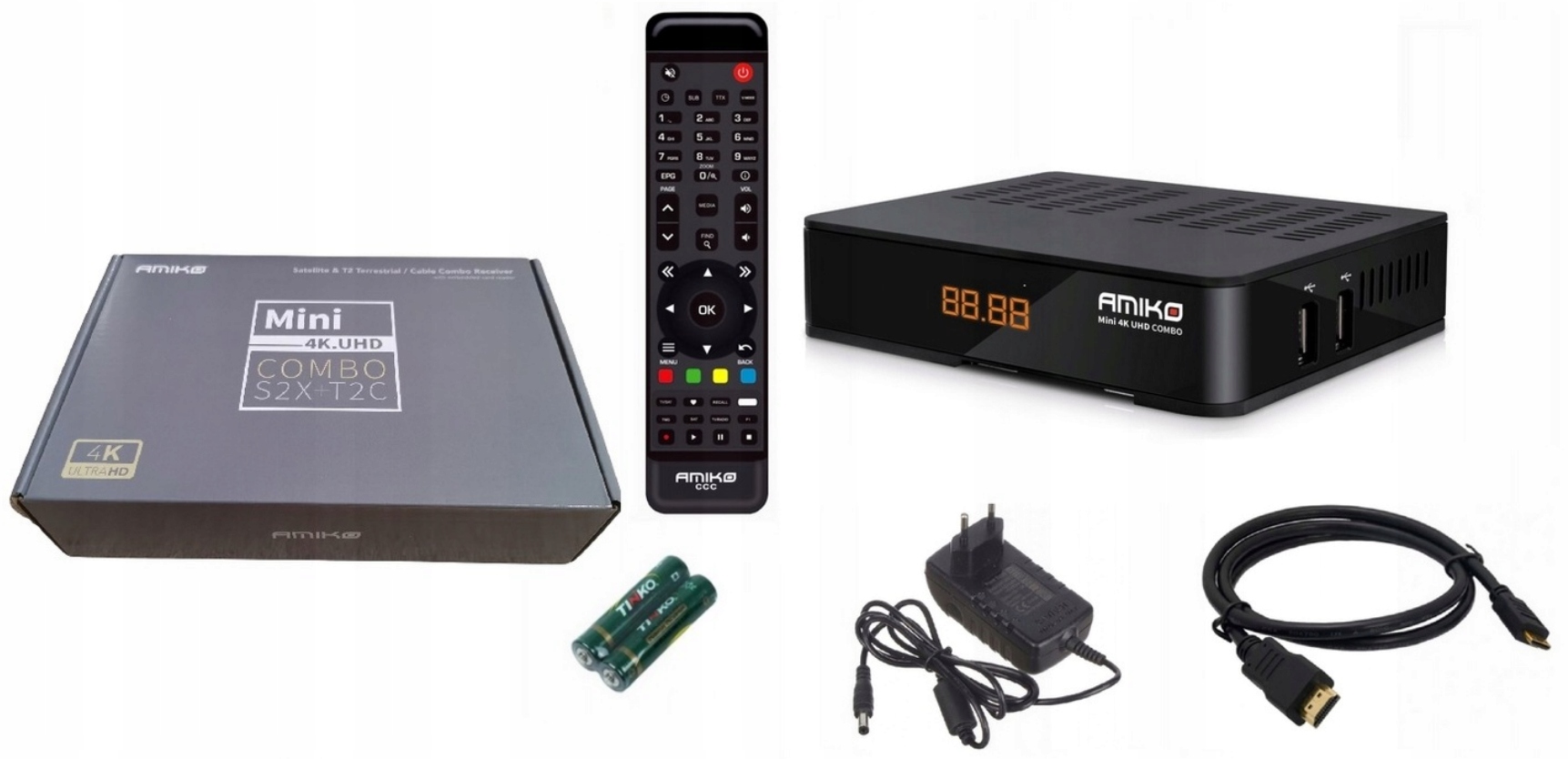 TUNER AMIKO MINI 4K COMBO DVB-S2/T2/C H.265 HEVC - Sklep, Opinie, Cena ... TUNER AMIKO MINI 4K COMBO DVB-S2/T2/C H.265 HEVC - Sklep, Opinie, Cena ...