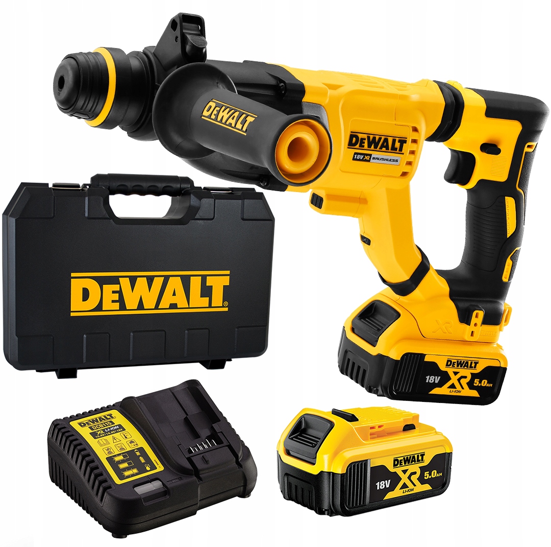 Młotowiertarka aku. 18V DeWalt SDS+ 3,0J DCH263P2 walizka 2x5Ah ...