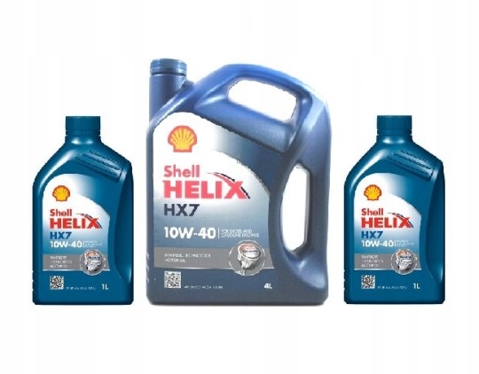 OLEJ SHELL HX7 10W40 10W-40 6L + PŘÍVĚSEK za 872 Kč - Allegro