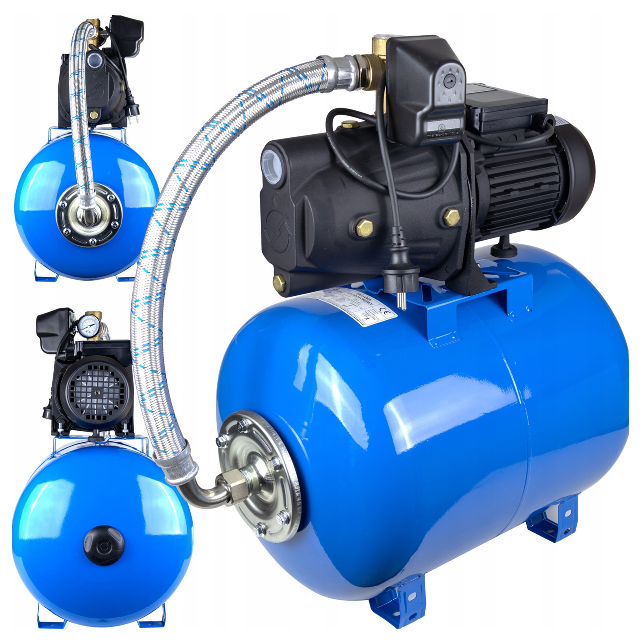 ZESTAW HYDROFOROWY 24L JET 100A POMPA HYDROFOR DUŻA WYDAJNOŚĆ WYSOKA ...