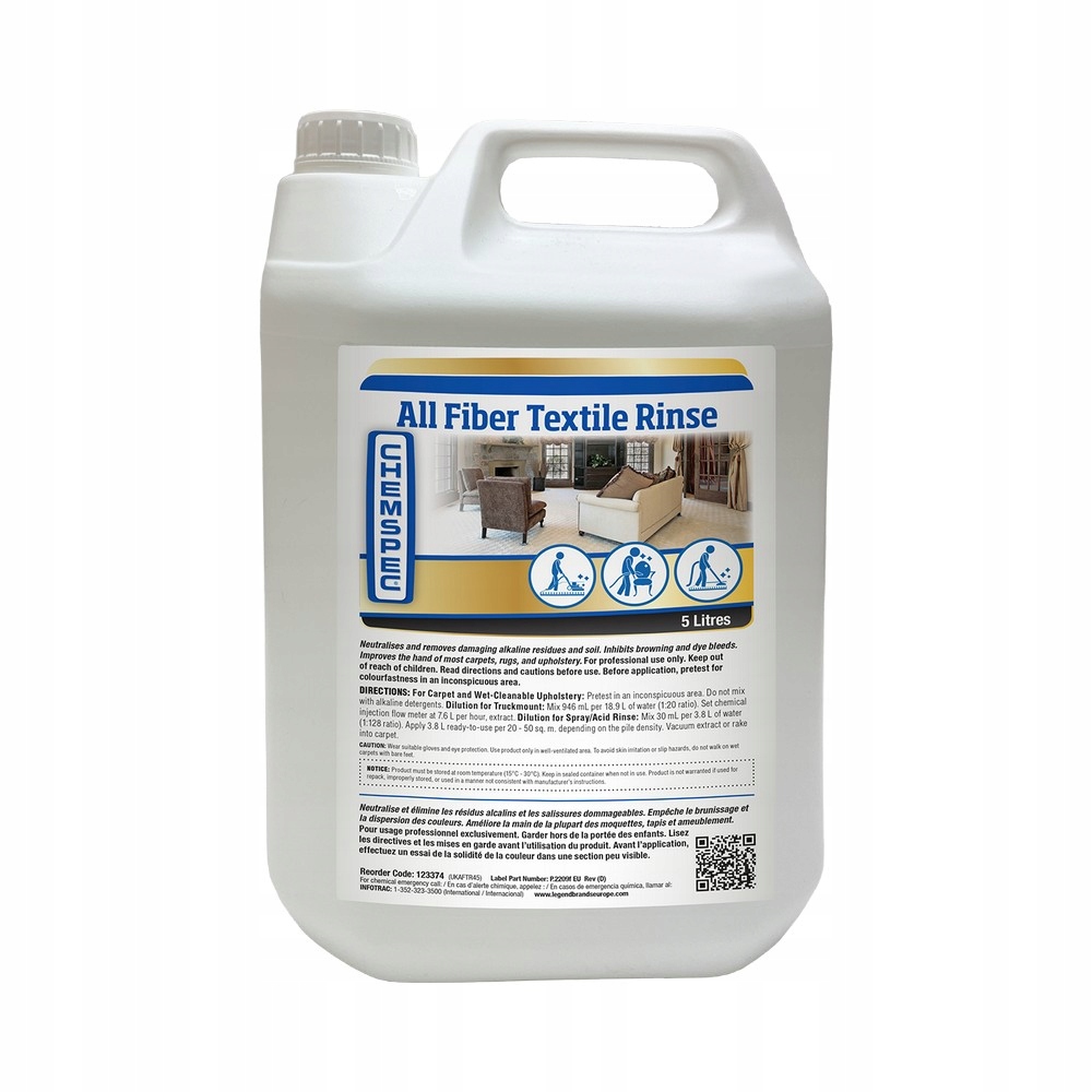 CHEMSPEC All Fiber Textile Rinse 5L • Cena, Opinie - Allegro