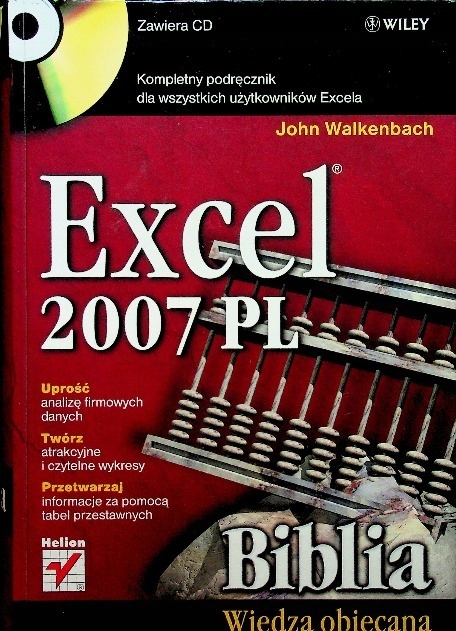 Excel 2007 PL. Biblia John Walkenbach - porównaj ceny - Allegro.pl