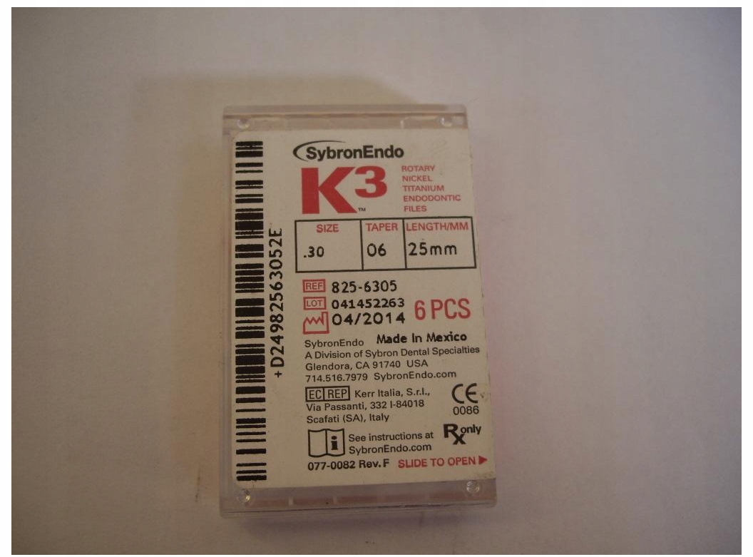 Sybron Endo K3 Rotary Nickel Titanium File za 35,06 € - Allegro