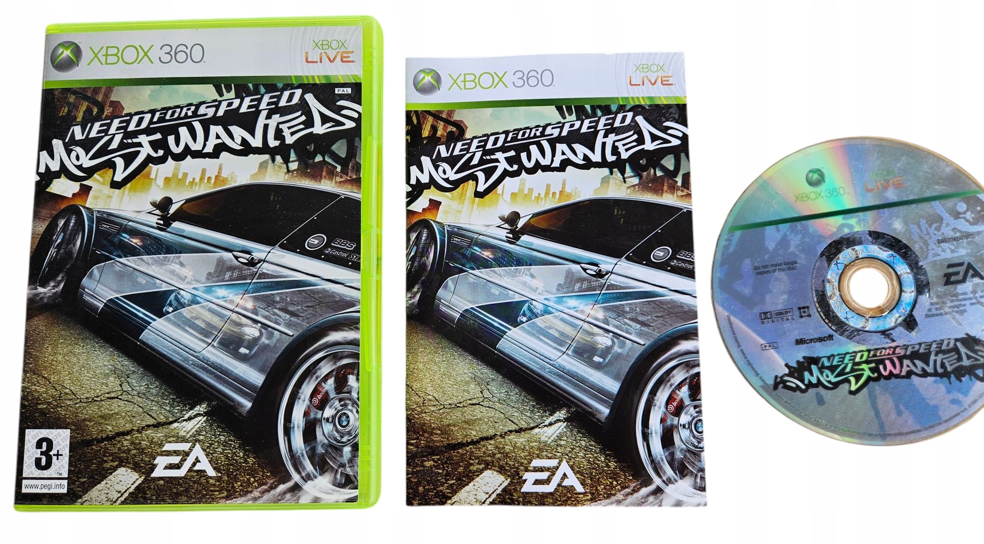 Need for Speed: Most Wanted Xbox 360 pudełkowa • Cena, Opinie - Allegro