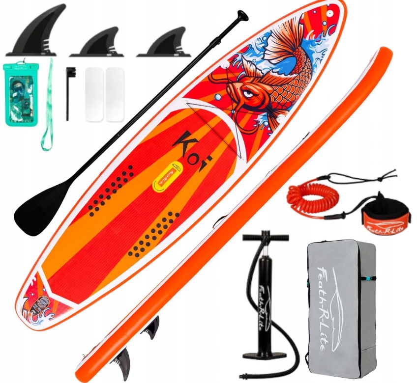 SUP doska NA PLÁVANIE PUMPOVANÁ + PRÍSLUŠENSTVO 350 cm STAND UP PADDLE ...