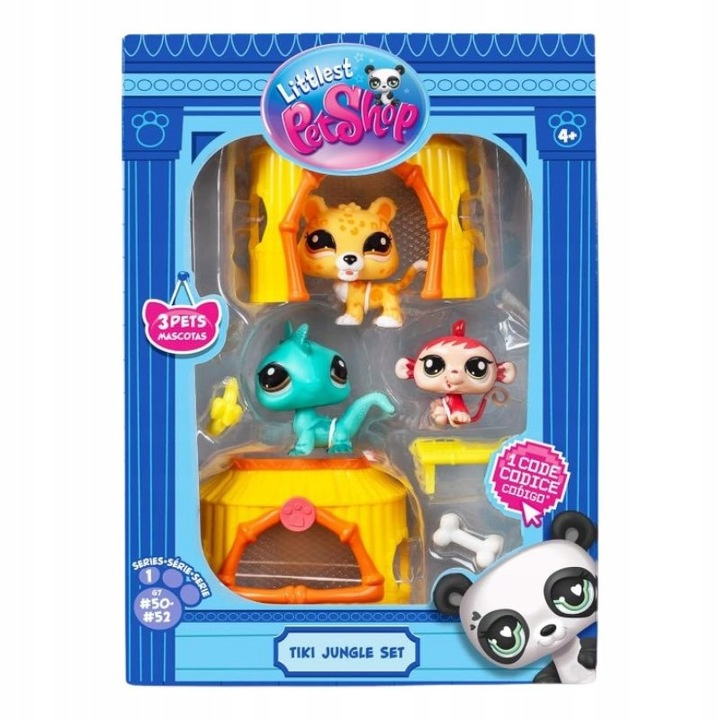 Littlest Pet Shop Zestaw Dżungla 3 Figurki LPS00515 (885561005158 ...
