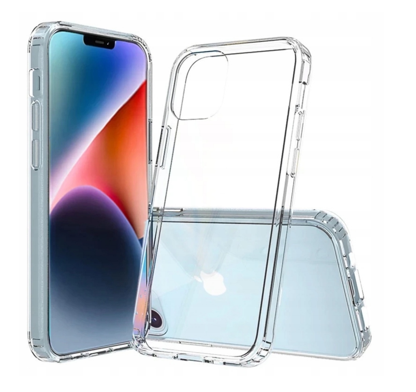 Etui Clear Case Pancerne PLECKI + Szkło na ekran 9H do iphone 13 - Sklep, Opinie, Cena w Allegro.pl