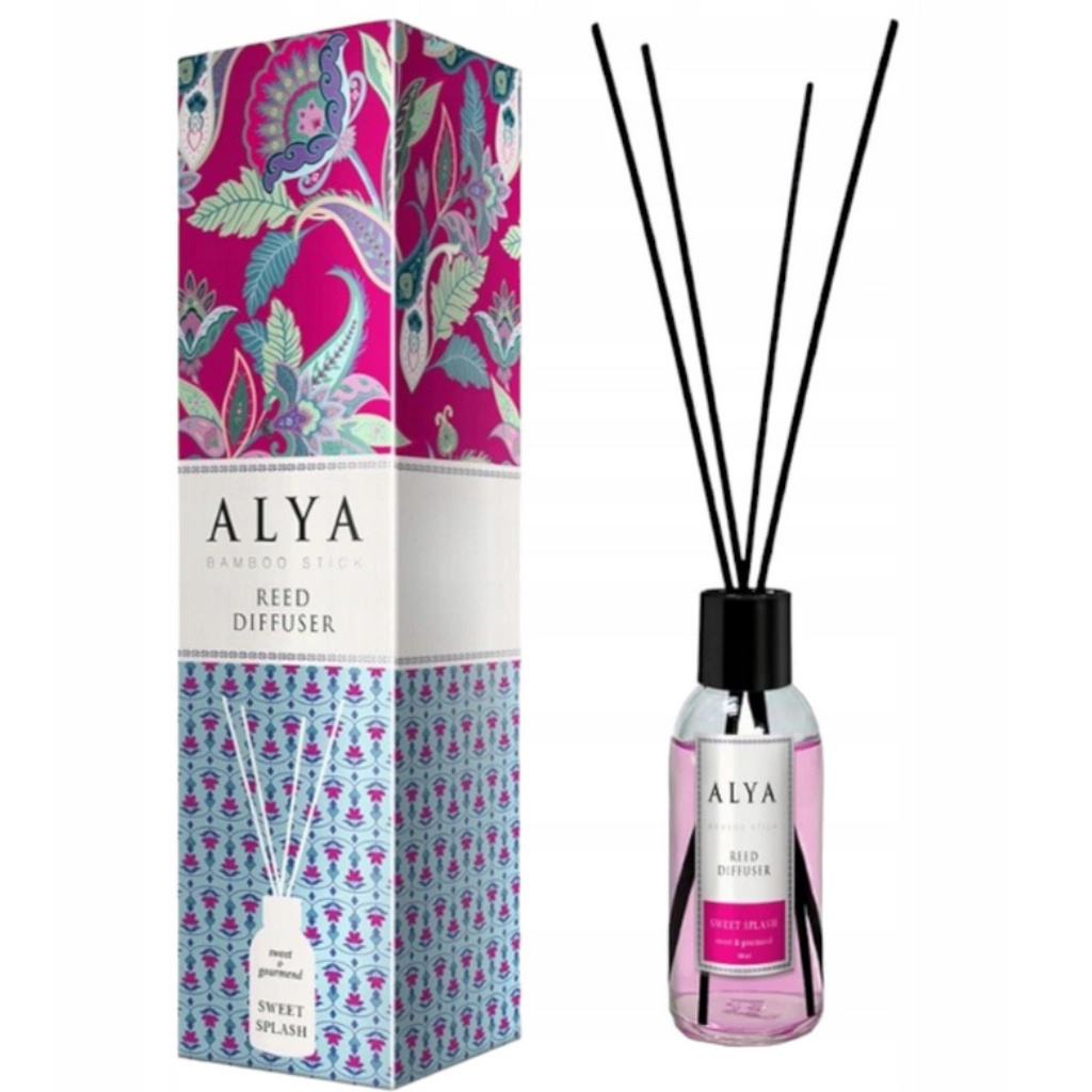 ALYA SWEET SPLASH VŮNĚ DO DOMÁCNOSTI TYČINKY 100 ML za 85.00CZK - Allegro