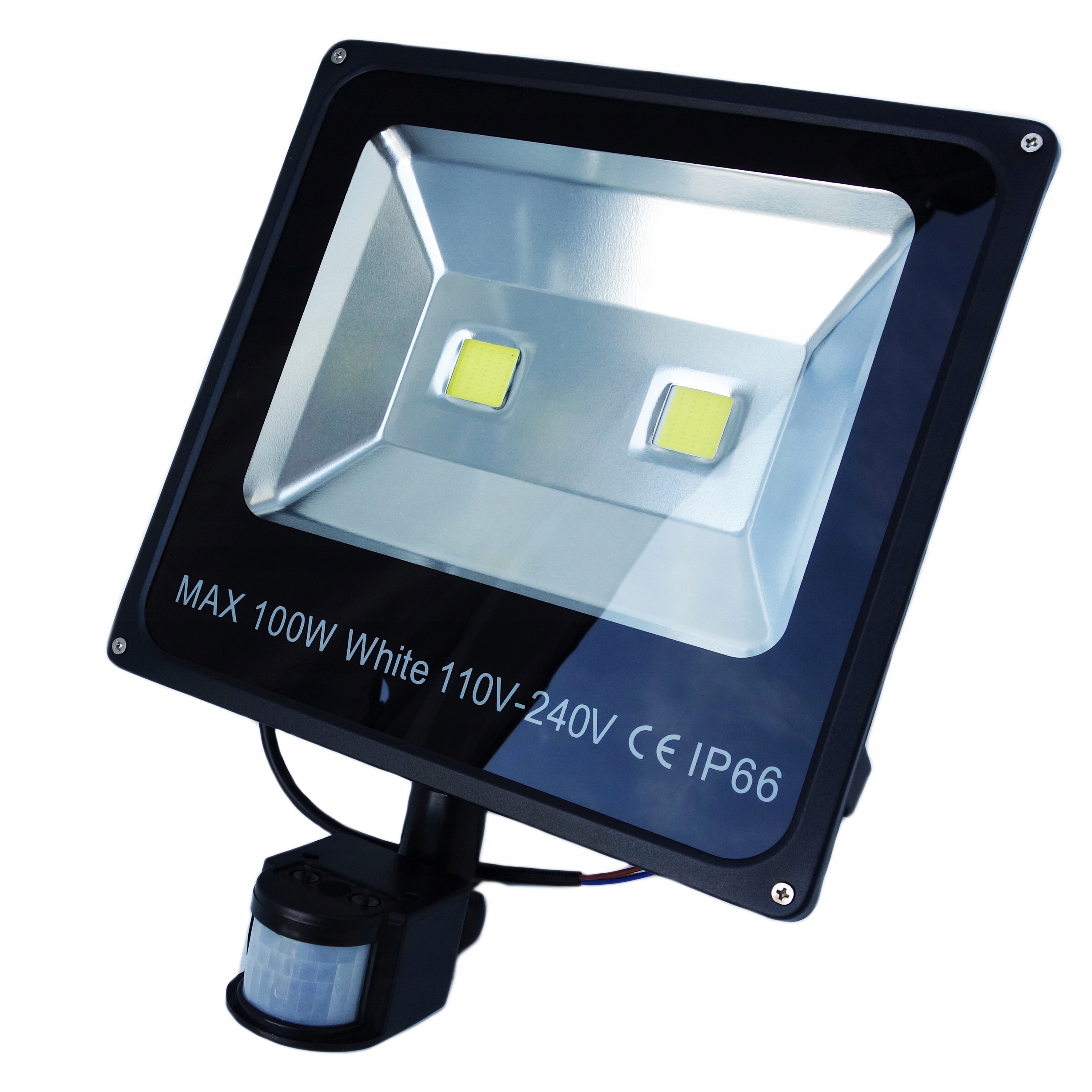 Halogen lampa naświetlacz LED 100W Z czujnik ruchu (halogen 100w ... Halogen lampa naświetlacz LED 100W Z czujnik ruchu (halogen 100w ...