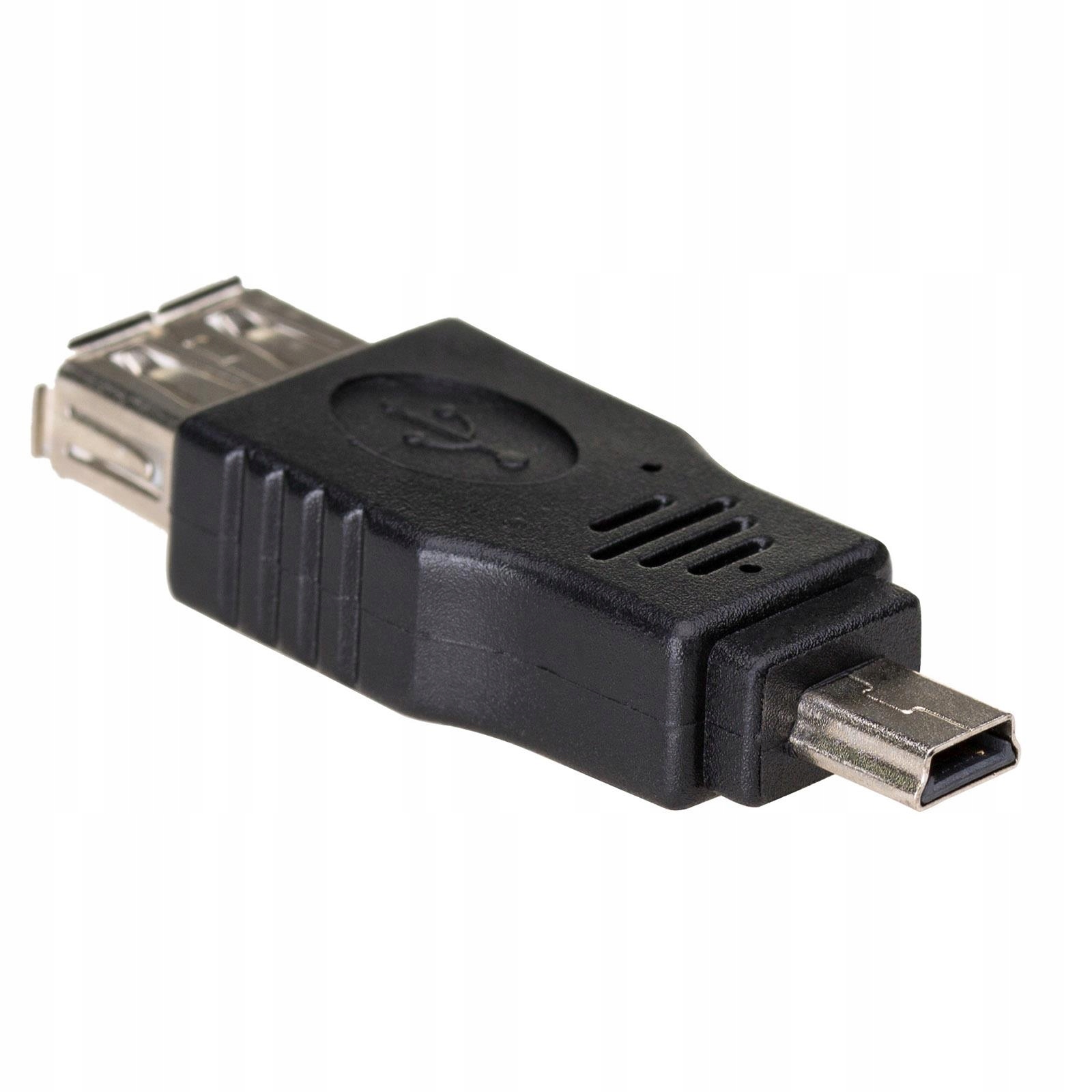 Adapter Akyga AK-AD-07 USB F - Mini USB M czarny - Sklep, Opinie, Cena ...