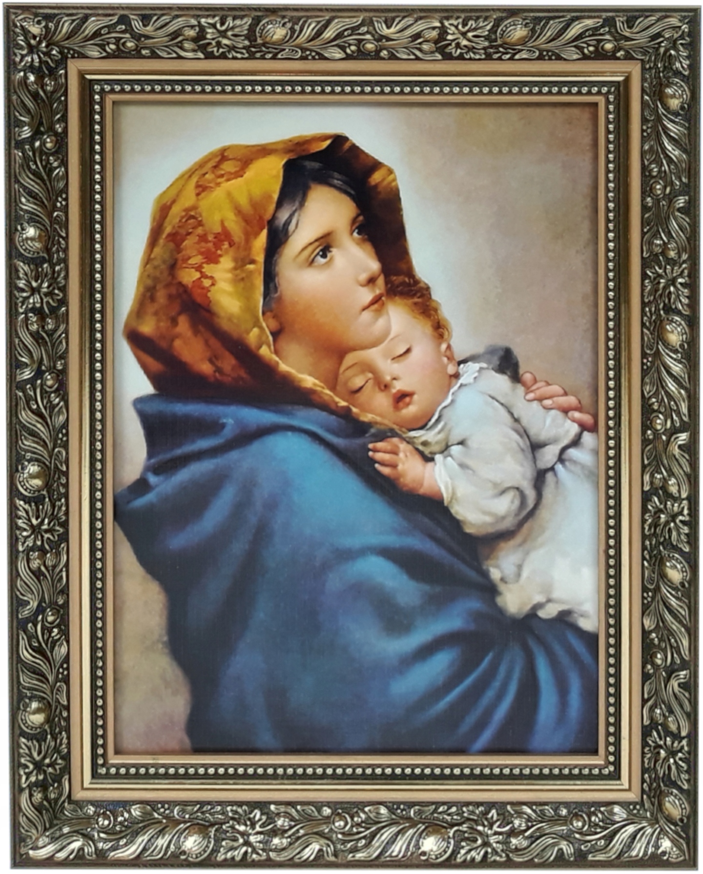 OBRAZ 50x40 MATKA BOSKA CYGAŃSKA ZŁOTA RAMA • Cena, Opinie • Obrazki i ...