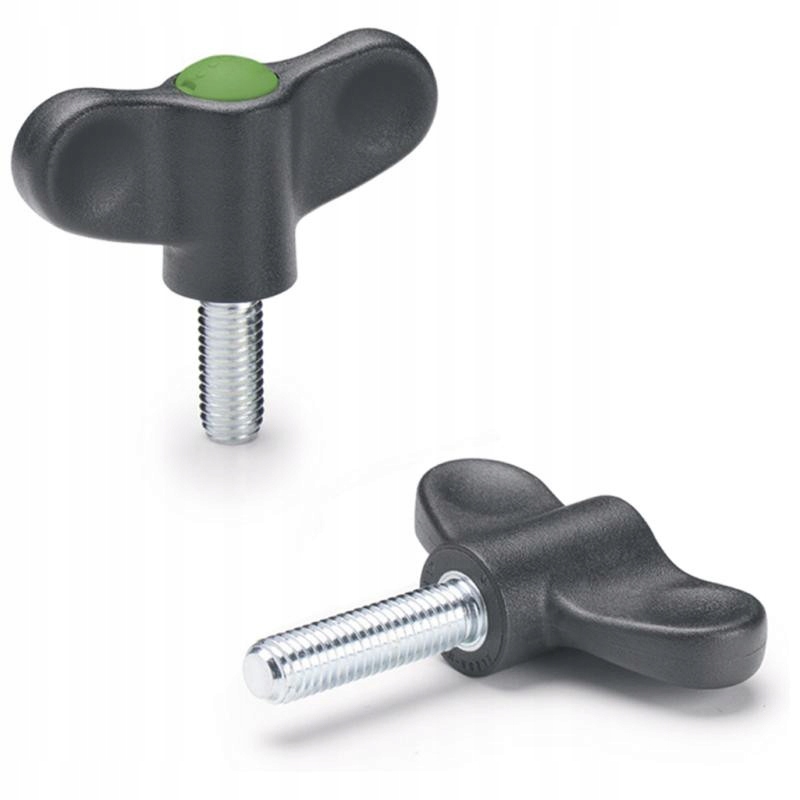 ŚRUBA MOTYLKOWA MOTYLEK OCYNK GWINT M6x40 (8055007785568) • Cena ...