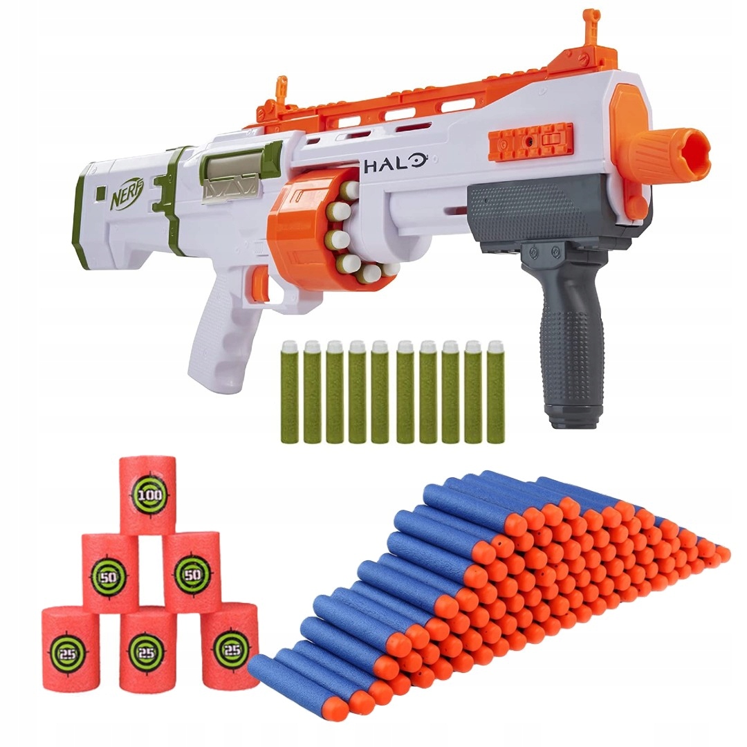 NERF HALO BULLDOG SG E9271+ TERČE + 50 ŠIPEK za 990 Kč - Allegro