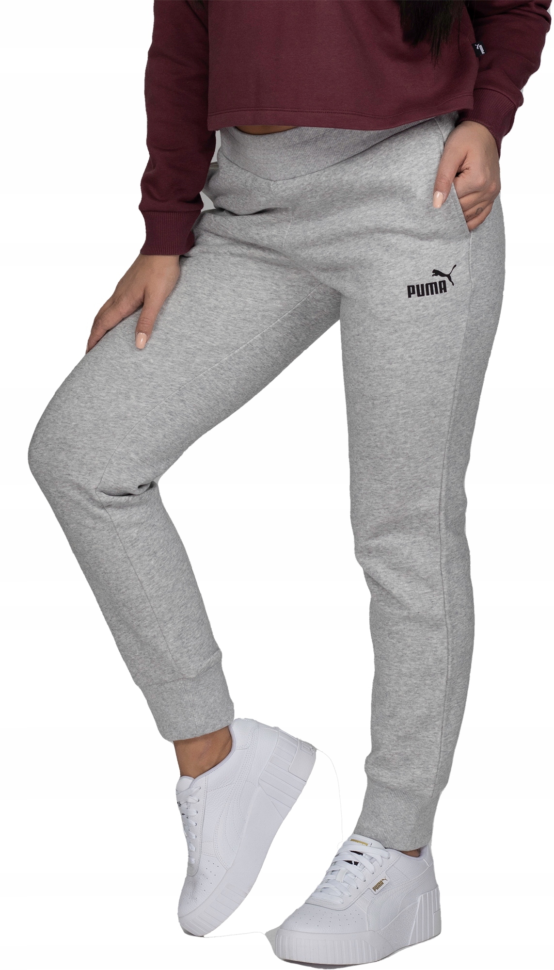 SPODNIE DRESOWE DAMSKIE PUMA 851827 04 SZARE R-XL (4059506778070 ...