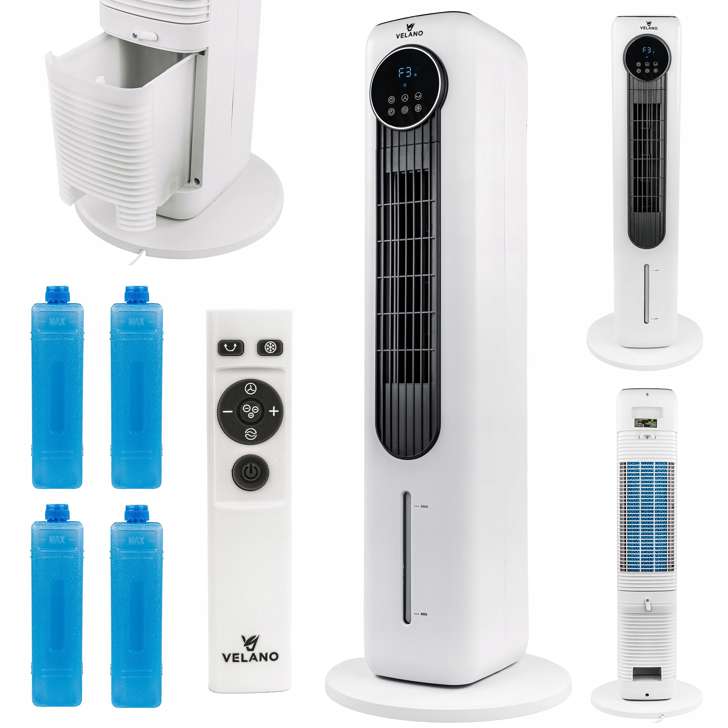 Wentylator kolumnowy Velano VELWEK0003 biały • Cena, Opinie - Allegro