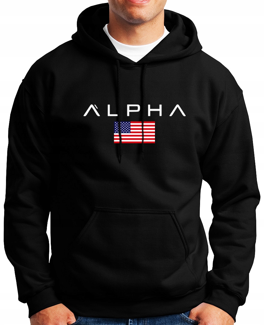 BLUZA MĘSKA KAPTUR - ALPHA AMERICA - PREZENT XL 9006830261 - Allegro.pl