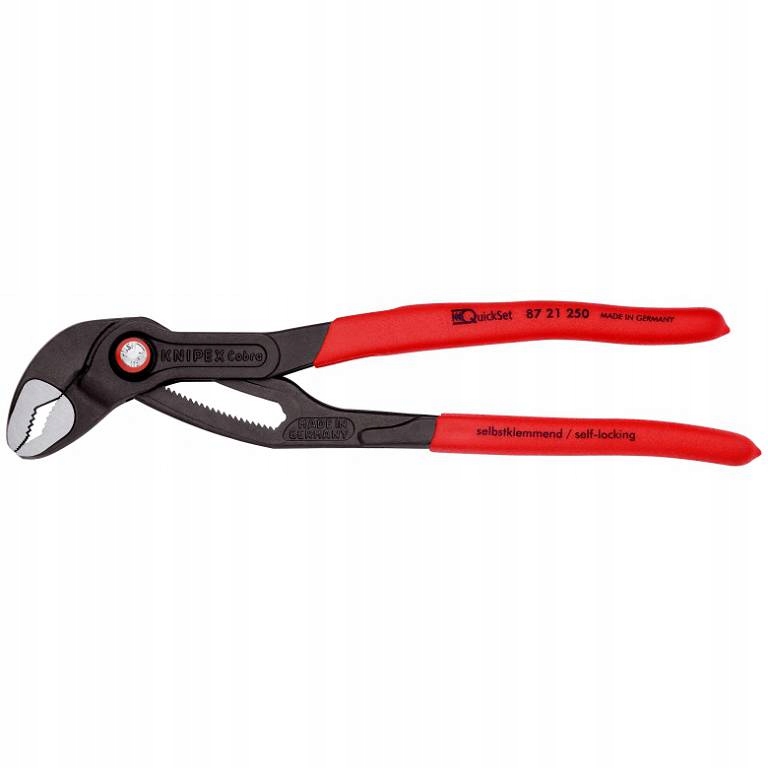 Szczypce do Rur Cobra QuickSet KNIPEX 87 21 250 (8721250) • Cena ... Szczypce do Rur Cobra QuickSet KNIPEX 87 21 250 (8721250) • Cena ...