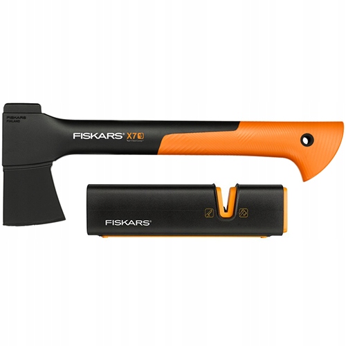 FISKARS SIEKIERA X7 - XS + OSTRZAŁKA XSHARP SET (6411501290489) • Cena ...