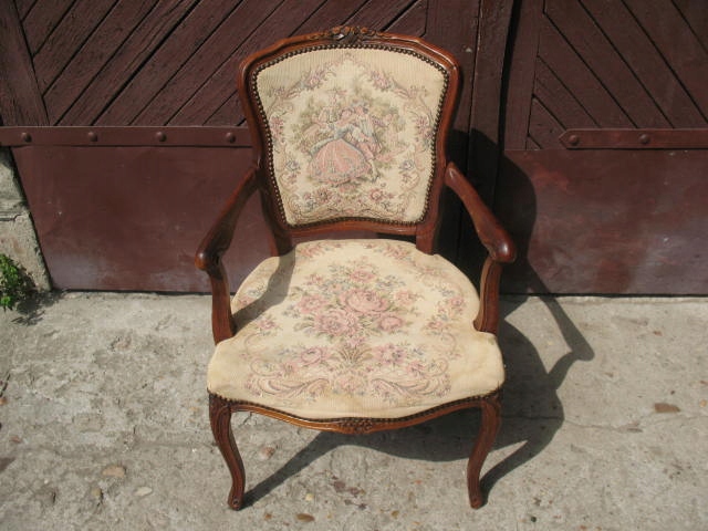 FOTEL GOBELIN LUDWIKOWSKI STYL STYLOWY LUDWIK TRON 10/12/08/24 • Cena ...