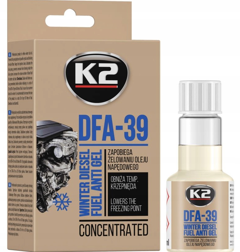 Aditivum do nafty K2 DFA-39 50 ml za 29 Kč - Allegro