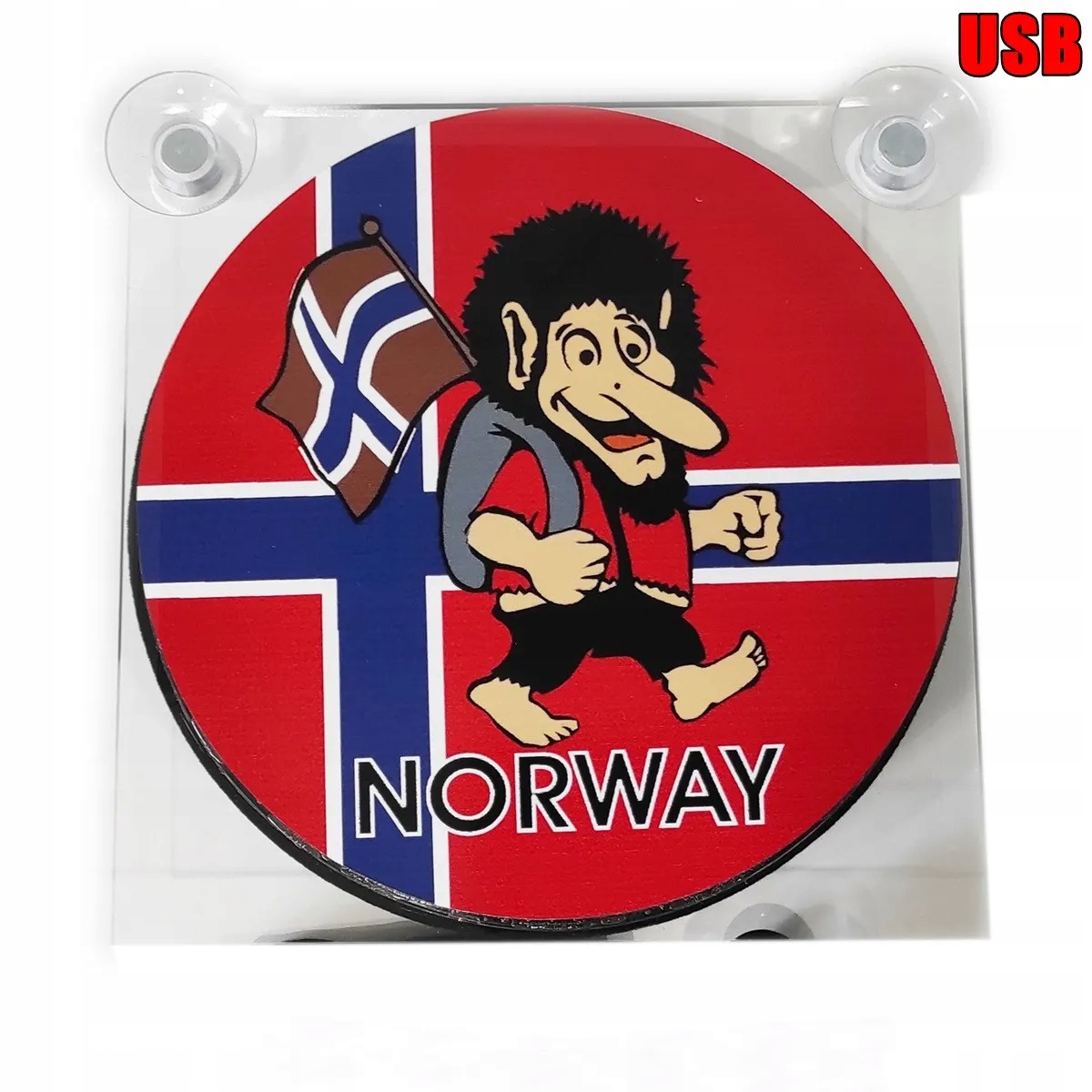 LIGHTBOX USB 17x17 TROLL NORWEGIA TABLICZKA PODŚWIETLANA LED DELUXE ...