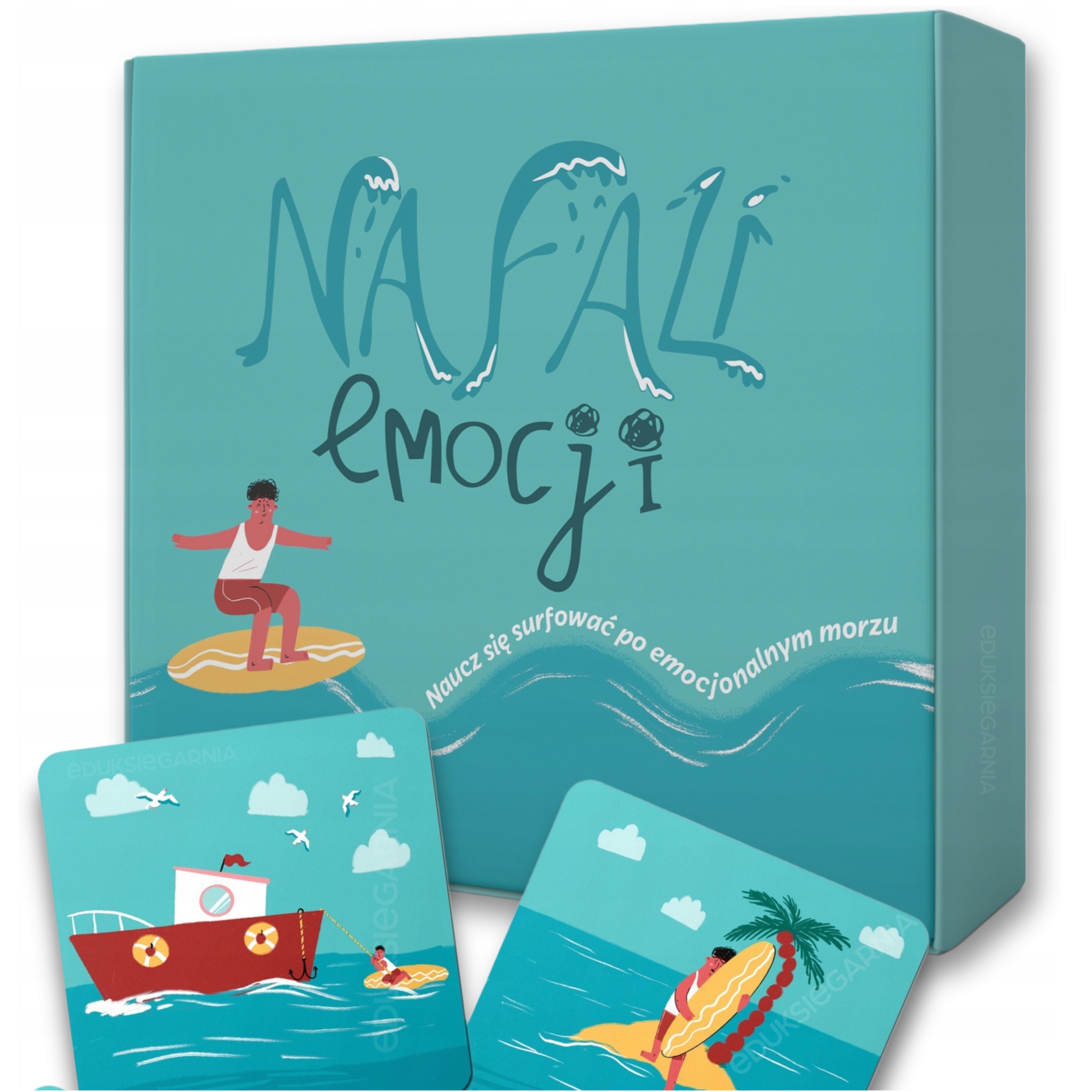 NA FALI EMOCJI Karty METAFORYCZNE Edukowisko Terapia Coaching Rozwój ...